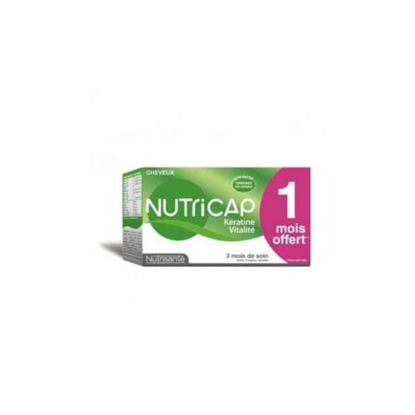 nutrisanté nutNUTRICAP KERATINE VITALITE CHEVEUX, B/90 - Paylesspara